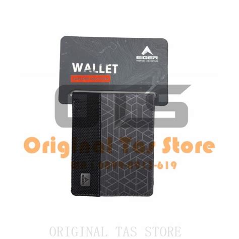 Jual Dompet Pria Eiger 910003162 Geometrica Slim Wallet Grey Shopee