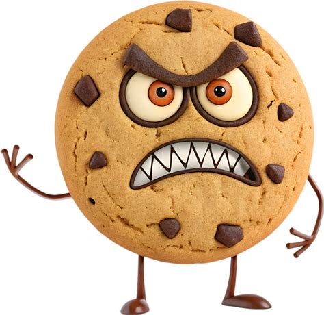 Joyful And Fun Cookie Monster Clipart With Lively Faces 55444504 Png
