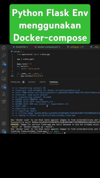 Python Flask Env Menggunakan Docker Compose Docker Python Technology
