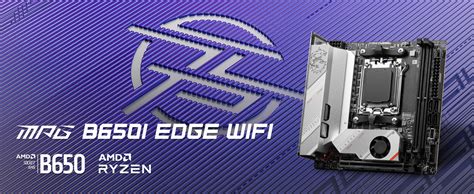 Amazon Com MSI MPG B650I Edge WiFi Gaming Motherboard AMD Ryzen 9000 8000 7000 Series