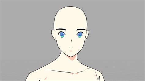 Anime Male Face Base