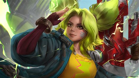 Zeri League Of Legends [lol] 4k Wallpaper Download