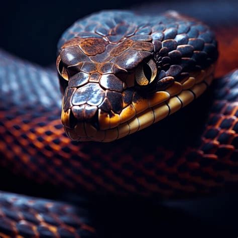 Premium Ai Image Small Sunda Viper Generative Ai