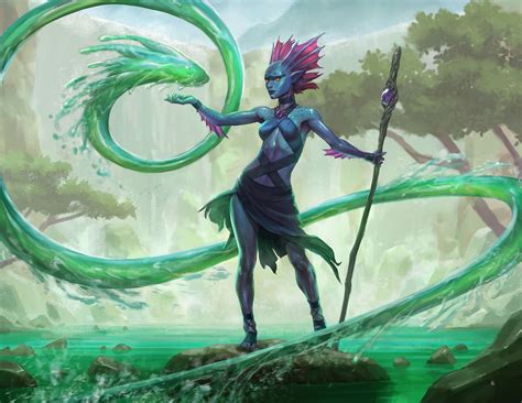 Artstation Explore Water Sprite Dnd Water Spirit Dnd Water Fey