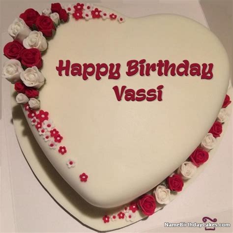 Happy Birthday Vassi Cakes Cards Wishes