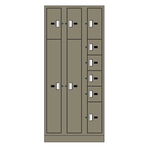 Bim Objects Free Download Evidence Storage Locker Non Pass Thru 10 Openings Bimobject