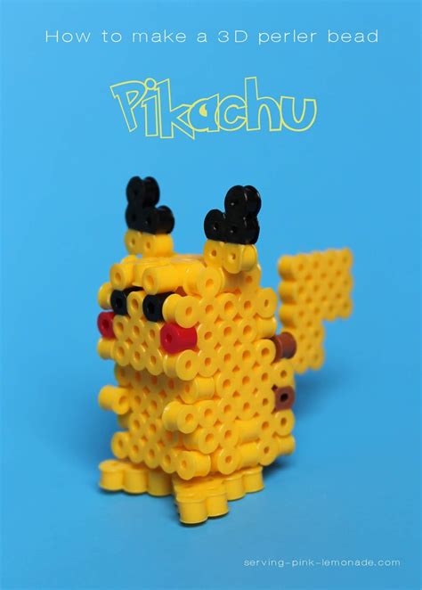 Pikachu Perler Bead Pattern Free