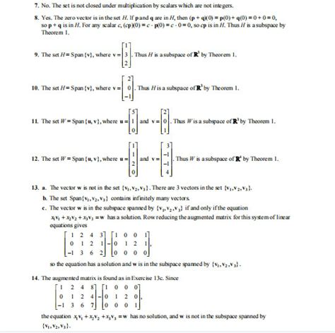 Solution Linear Algebra Vector Spaces Notes Studypool