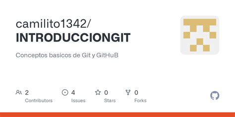 github camilito1342 introducciongit conceptos basicos de git y github