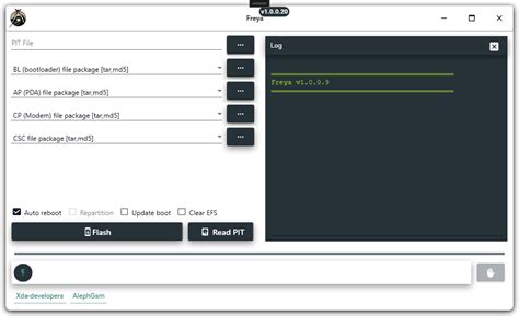 Github Alephgsmfreya Freya Samsung Open Source Flash Tool With