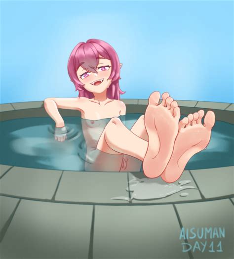 Aisuman Original Absurdres Highres 1girl Arm Rest Artist Name