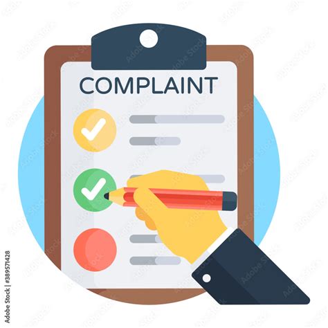 Complaint Stock Vector Adobe Stock