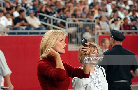 Abc Monday Night Football Sideline Commentator Melissa Stark Checks