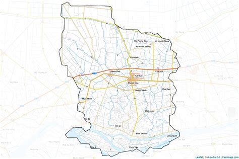 Border Cropping Samples For Cai Lay Map