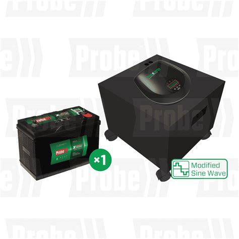 Pe Kit 1 1200va 720w 12v Modified Inverter Cw 1 X 12v 100ah Lead Acid