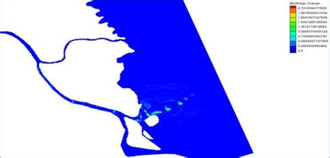 Sediment Distribution Model In 2019 Bathymetry During Dry Season