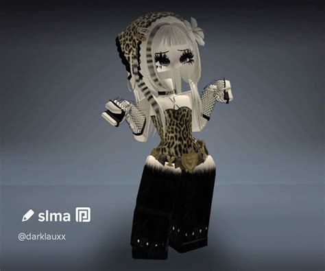 Avatar Roblox Leopardo Estilo Salvaje Y Glam Dark Roblox Roblox