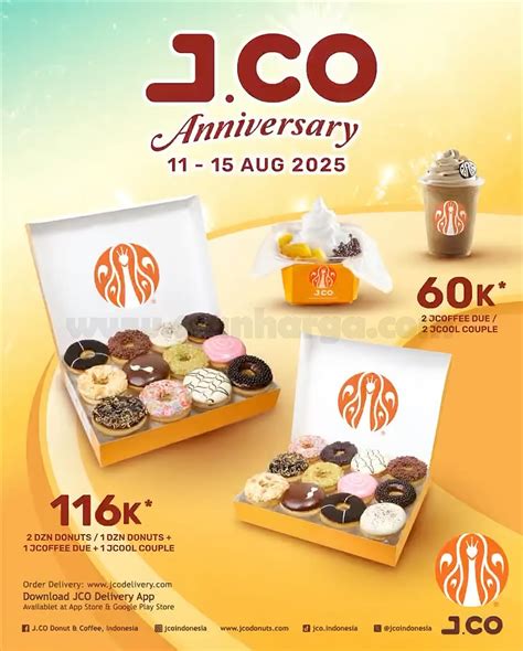 Promo Jco Anniversary 20th Paket Donat Dan Minuman Mulai Dari Rp60000