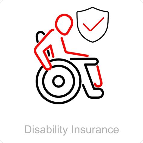 Premium Vector Disability Insurance And Insurance Icon Concept