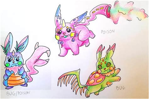 Pikachu Type Poison Bug By Lithiumlover On Deviantart