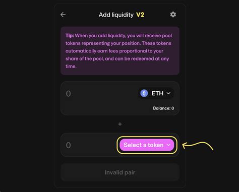 how to add a token on uniswap coinfactory