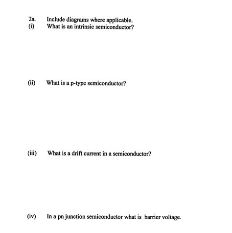 Solved 2a I Include Diagrams Where Applicable What Is An Intrinsic
