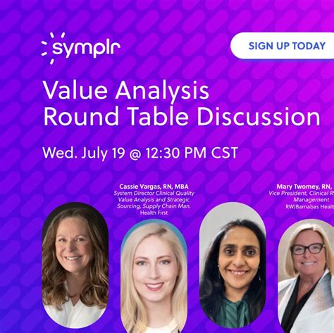 Value Analysis Week Roundtable Symplr