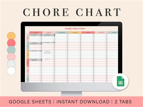Chore Charts Templates