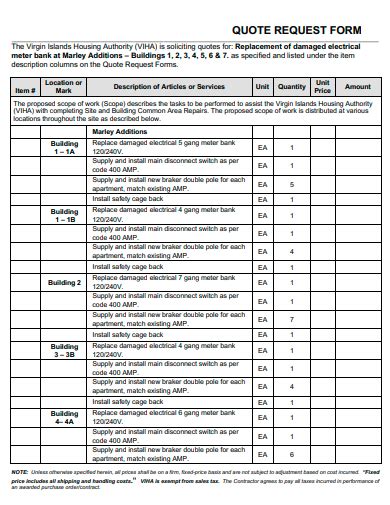 Quotation For Electrical Work Labour Rate Only Pdf 45 Off