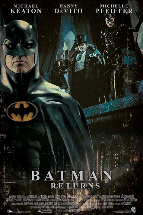 Affiche De Batman Returns 1992 Batman Returns 1992 35mm Open Matte