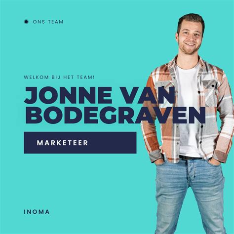 👋👥 Welkom Jonne 👥👋 We Zijn Ontzettend Blij Om Onze Nieuwste Inoma