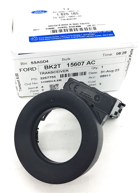 Ingintion Antenna Transceiver BK2T15607AC For Ford Transit 2012 – 2021