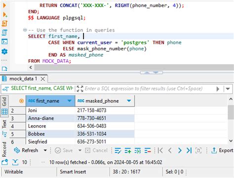 Data Masking For Amazon Aurora