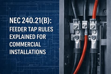 Nec 24021b Feeder Tap Rules Explained For Commercial Installations