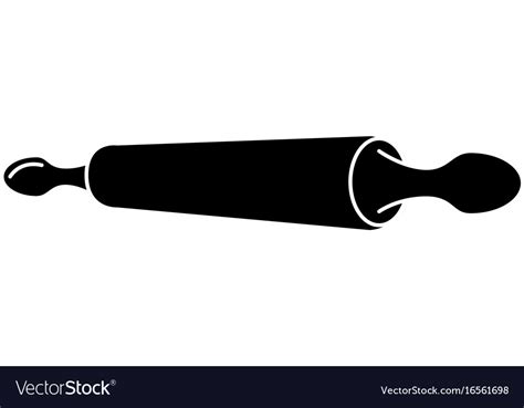 Bakery Roller Isolated Icon Royalty Free Vector Image