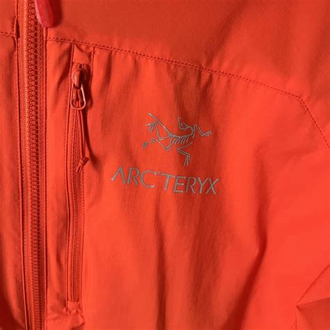 Arcteryx Mens Orange And Red Jacket Depop