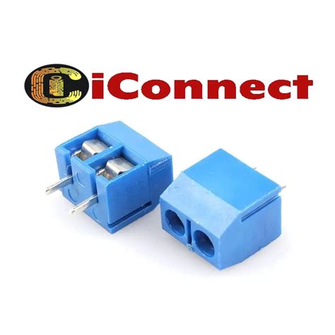 Kf301 2p 3p Screw 5 0mm Terminal Block 2 Pin Pcb Terminal Block Connector Blue Green Red