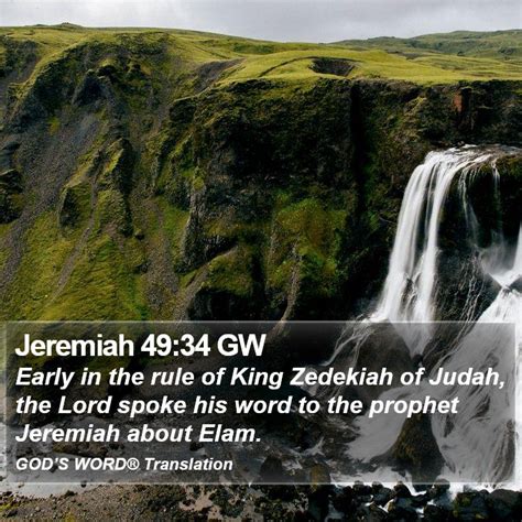 Jeremiah 4934 Gw Bible Images