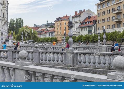Tourists At The Triple Border Editorial Photo