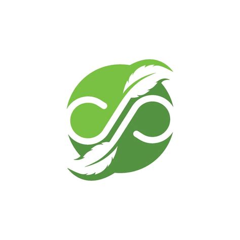 Infinity Leaf Concept Icon 57748465 Vector Art At Vecteezy