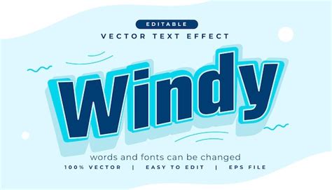 Estilo De Efecto De Texto Editable Vector Gratis