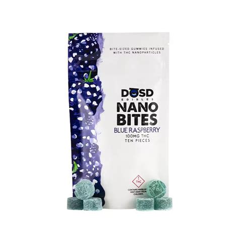 Buy Nano Bites Blue Raspberry 100mg Euro 420 Buds