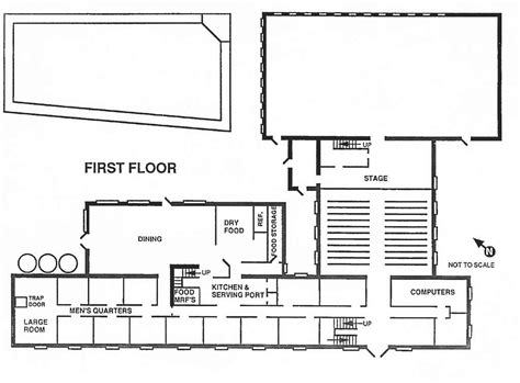 Waco Siege Floor Plan Of First Level Of The Branch… — Picryl Public