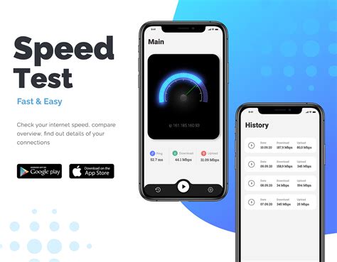 Internet Speed Test App On Behance