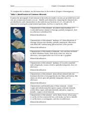 Assignment 5a Investigation Geologic History 1 Doc Name Chapter 9