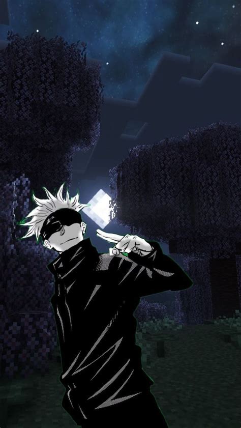 Gojo Satoru Minecraft Greenscrem Fondos De Pantallas Cool De Anime
