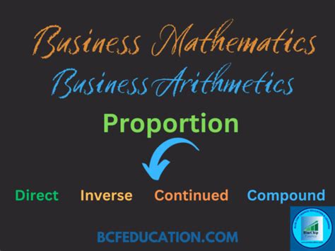 12 Proportion Business Arithmetic Business Mathematics With Solved