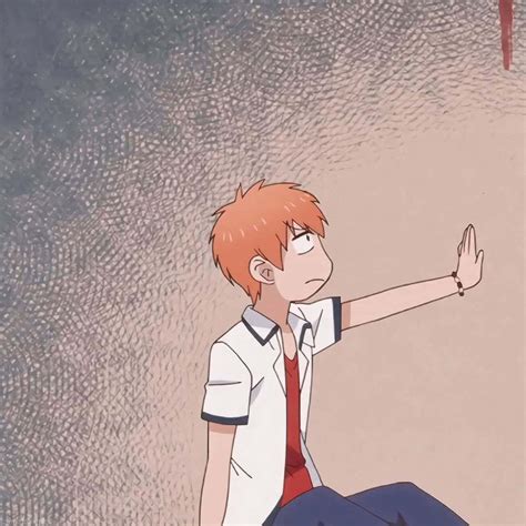 Ragazzo Anime Con I Capelli Arancioni