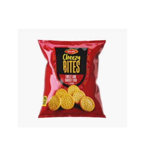 Tasty Treats Cheezy Bites Smokey Bbq 30 Gr Pack