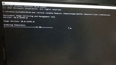 Install The Net Framework 35 On Windows 10 With Cmd Youtube